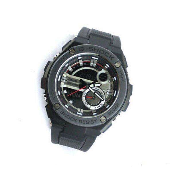 Casio G-Shock Analog Digital GST-210B-1AER Quartz 52mm G-Steel Alarm ...