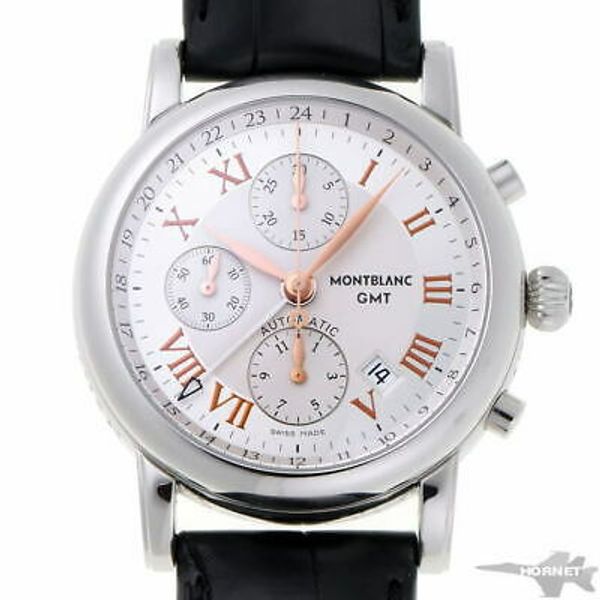 MONTBLANC MEISTERSTUCK Star Chronograph GMT 7067 WR30m Skeleton 41mm ...