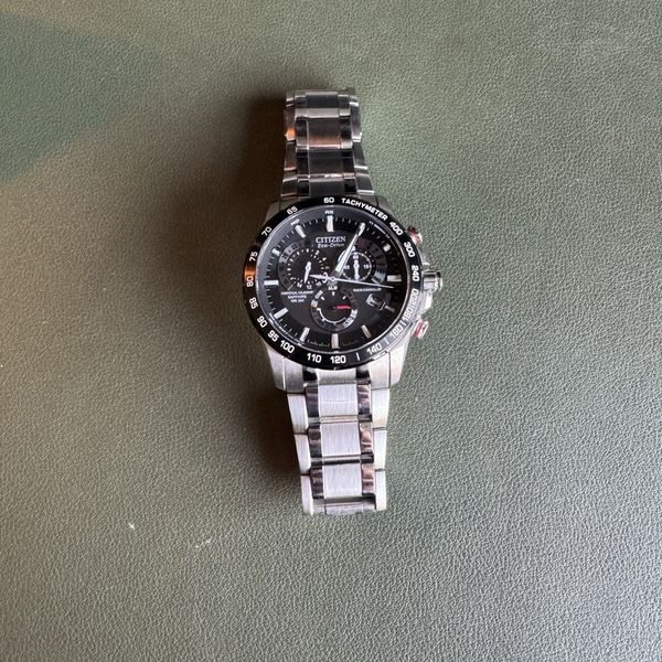 Citizen Eco-Drive E650 Stainless Steel Perpetual Radio Controlled Watch ...