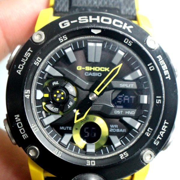 Vintage CASIO G-Shock Carbon Core Guard Men's Watch 5590 GA-2000 ...