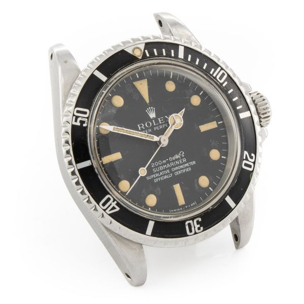Men's Rolex OP Submariner Watch Head Ref 5512 40mm Black Tritium Dial # ...