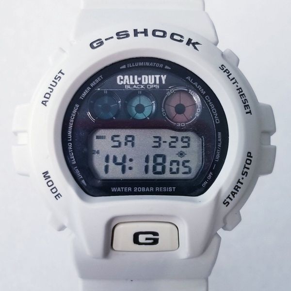 Rare Casio G-Shock DW6900 Custom Call Of Duty Black Ops *personalized ...