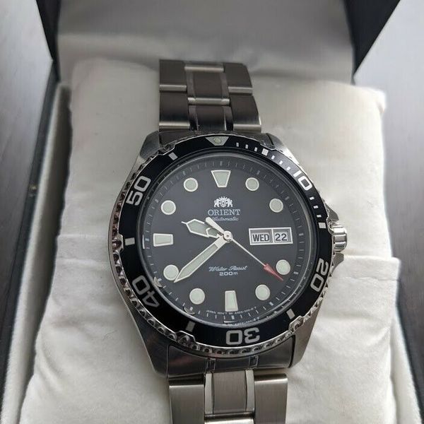 Orient Ray II Automatic Diver Watch Black Dial Reference FAA02004B9 ...