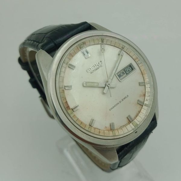 Vintage 1966 Seiko Sportsmatic 6619-8230 21 Jewel Day Date Mens Watch | WatchCharts Marketplace