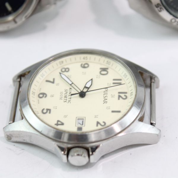 Mens Seiko/Pulsar Kinetic Watches Untested x 3 | WatchCharts Marketplace