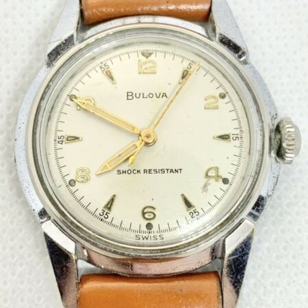 Vintage Ww2 Era Bulova Shock Resistant Watertite Swiss Watch | WatchCharts