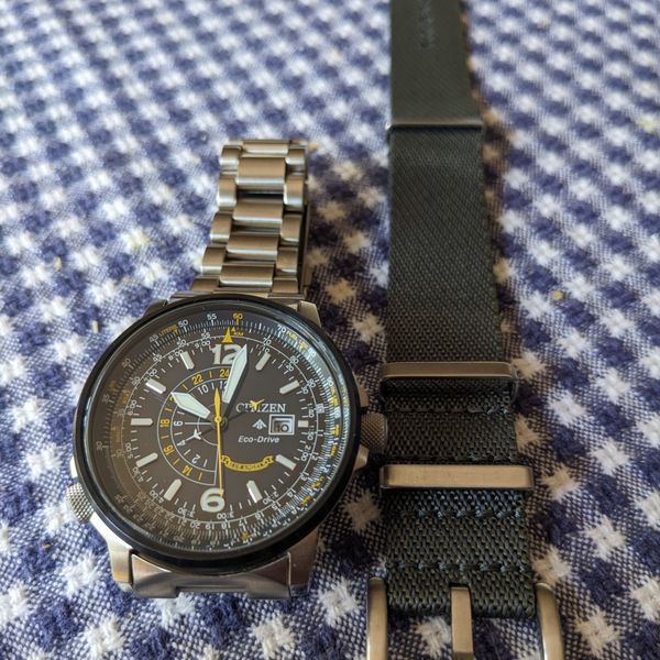 Citizen Men's Eco-drive Promaster Nighthawk Blue Angels Watch Bj7007 ...
