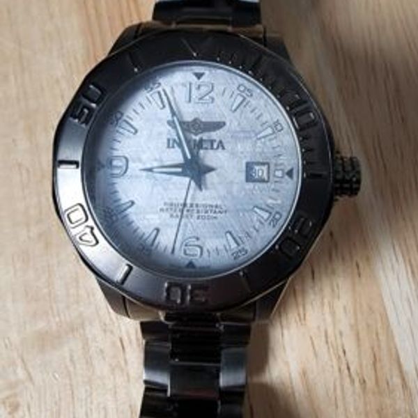 Invicta Ocean Ghost Pro Diver 200m Silver Meteorite Dial 0470 Watch ...