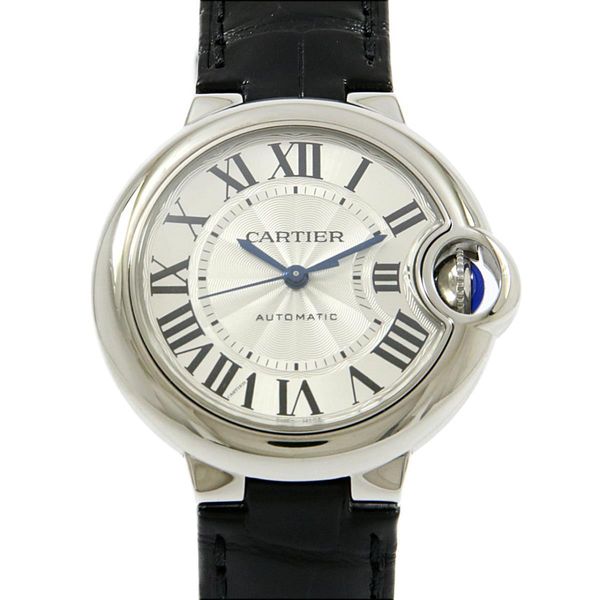 Cartier W6920085 Baron Blue Automatic Volume [Used] | WatchCharts