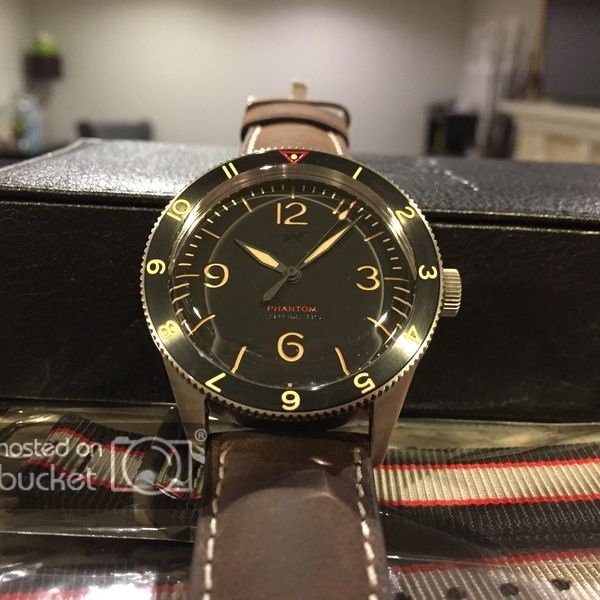 FS: Lew and Huey Phantom with black A no-date dial | WatchCharts ...
