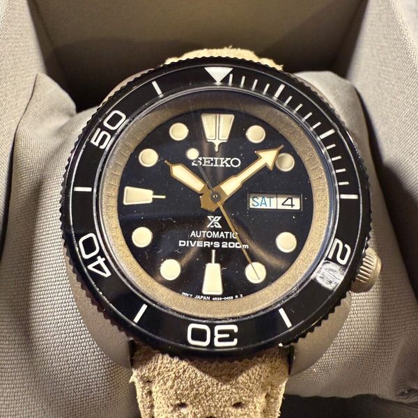 Custom Seiko Turtle Mod 1-of-1 with coated brown case | WatchCharts ...