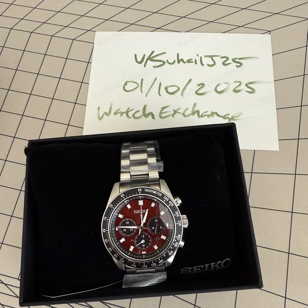 [WTS] Seiko SSC927 Prospex Chronograph Red Full Kit. BNIB Unworn ...