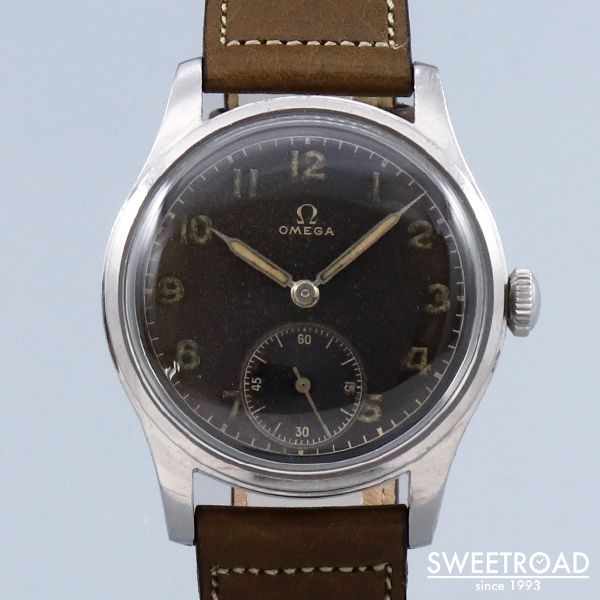 [OMEGA / Omega] Original black dial / Arabic index / Ref.2400-2 / Cal ...
