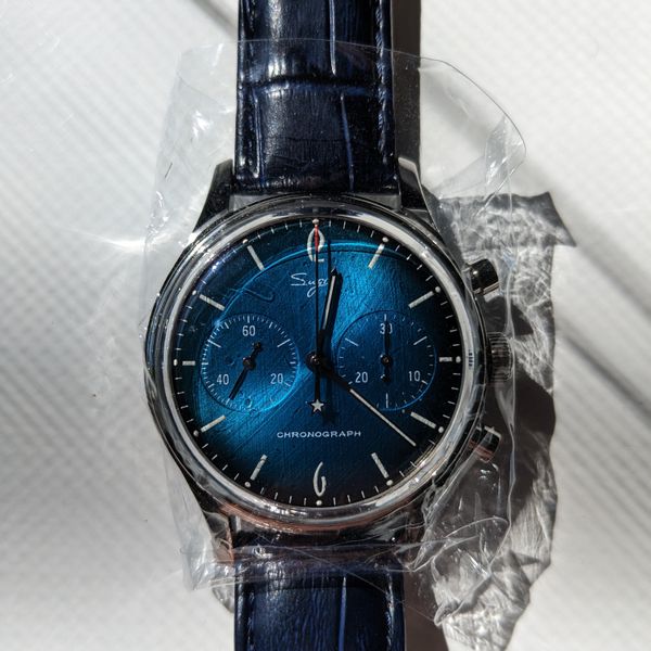 [WTS] Sugess Chrono Heritage Blue Dial - NIB | WatchCharts Marketplace
