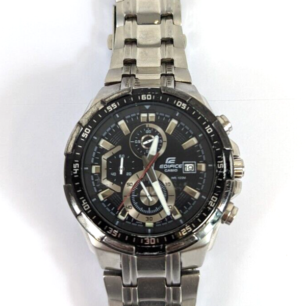 Casio Edifice EF-539 Chronograph Watch - WORKING | WatchCharts Marketplace