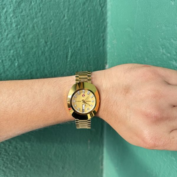 Rado Men's watch Gold Diastar Original Automatic Authentic ...