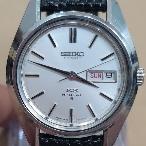1971S VINTAGE KING SEIKO KS 5626 HI BEAT 28800BPH AUTOMATIC 25J SS MENS WATCH | WatchCharts ...