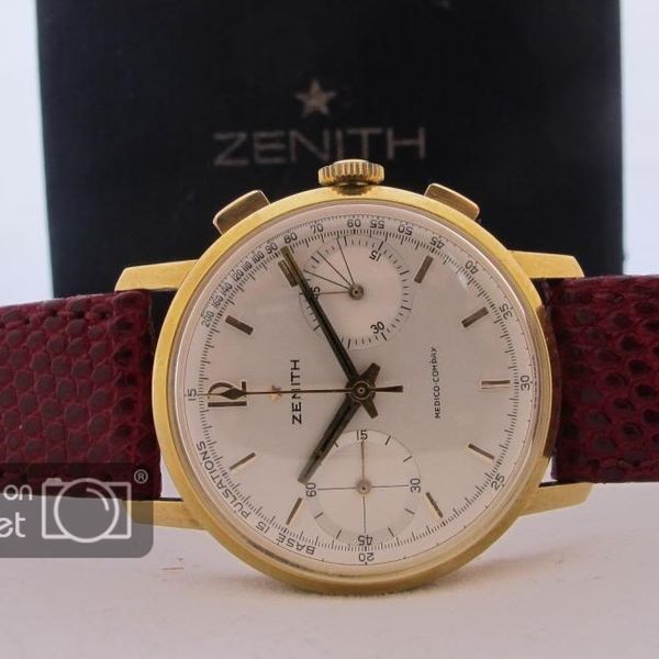 FS: Zenith chronograph medico-compax 60's 18kt gold | WatchCharts ...
