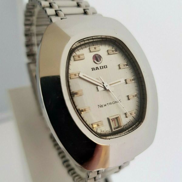 VINTAGE 1970 RADO NEWTRONIC, EXTREMELY RARE, ELECTRO-MECHANICAL SWISS ...