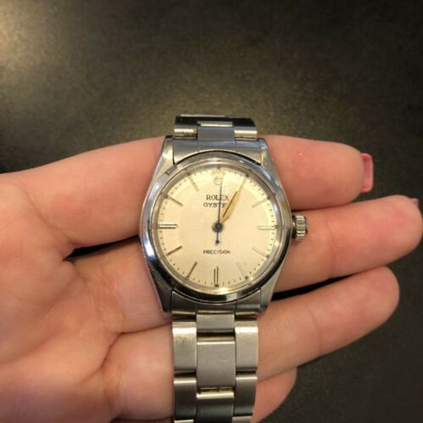Rolex Oyster Precision 6421 Stainless Steel UnisexWatch Oyster band ...