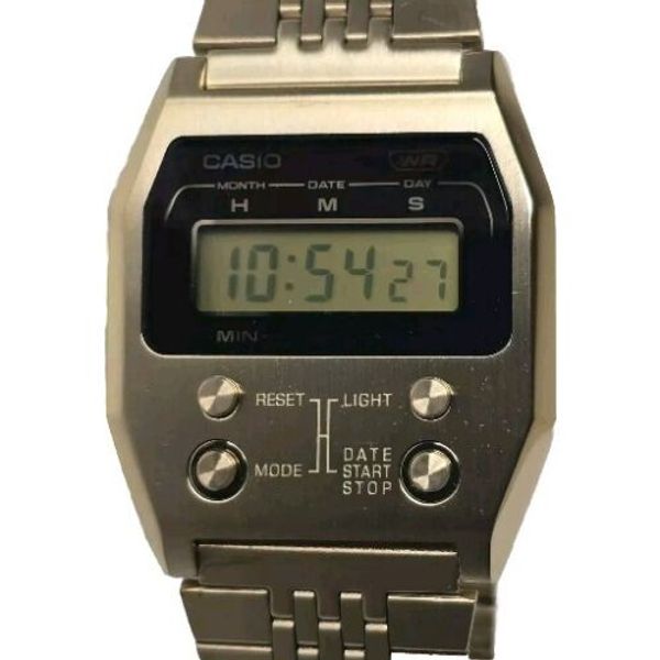 Casio Vintage Gold Digital Watch A1100G-5VT Full Metal | WatchCharts ...