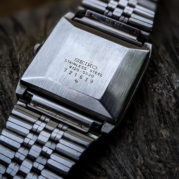 [WTS] Seiko Vintage 1976 Emblem Quartz Silver Textured Dial Ref.4120 ...