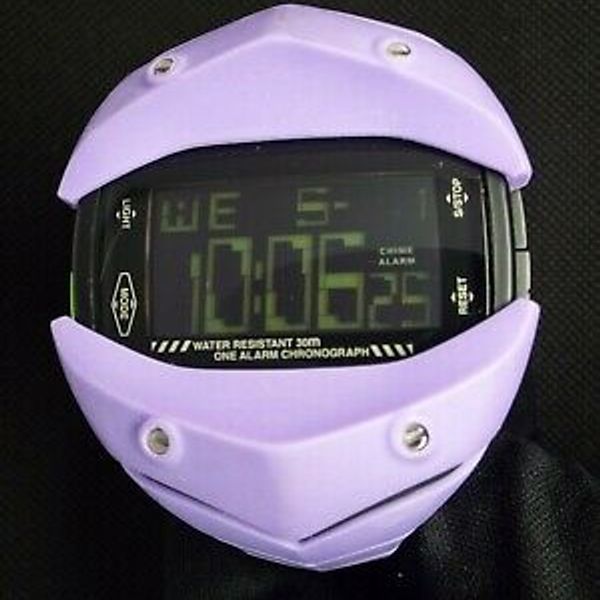 SEIKO VINTAGE DIGITAL WATCH Seiko Evangelion Original Design EVA-W01 ...