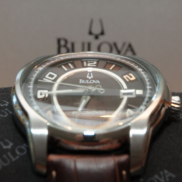 SOLD: Bulova Precisionist Claremont - Brown (96B128) | WatchCharts