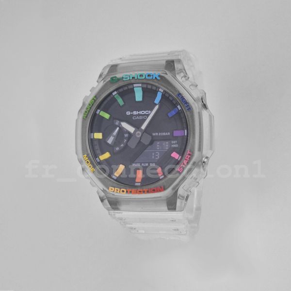 Custom Watch Rainbow Jellyfish Hand Painted Casio G-Shock Casioak ...