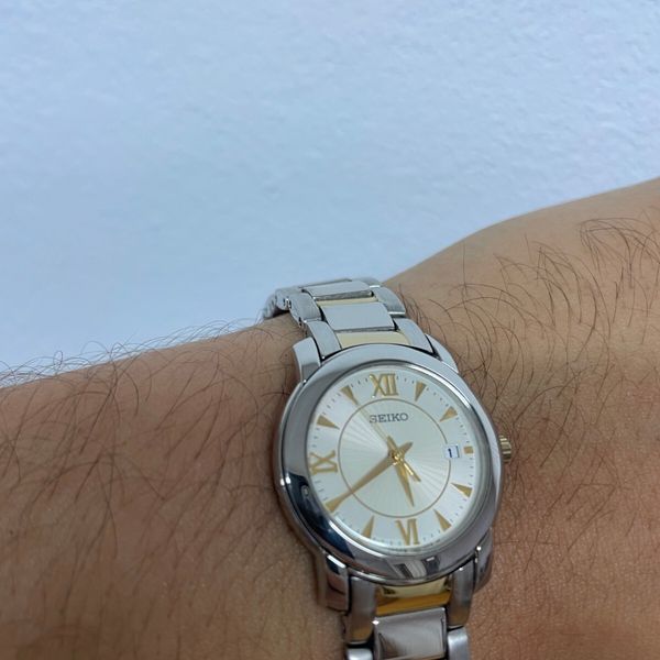 Luxury Vintage Seiko Quartz Watch Gold Tone Rectangle Dial Men's Japan ...