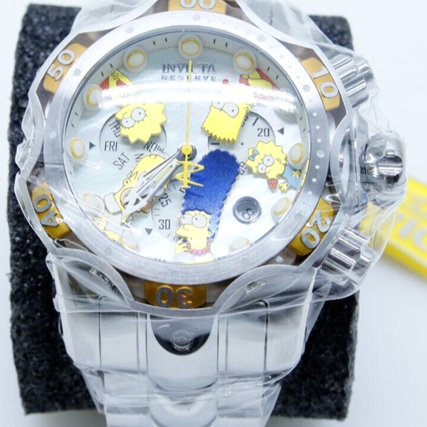 Invicta Reserve 37008 Limited Edition Simpsons Swiss Ronda Z60 Caliber ...