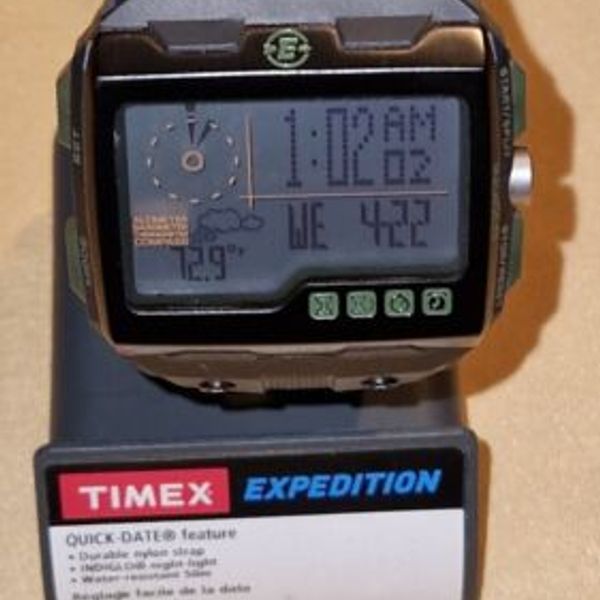 Timex WS4 Expedition Watch - Altimeter Compass Barometer Full Set Boxed ...