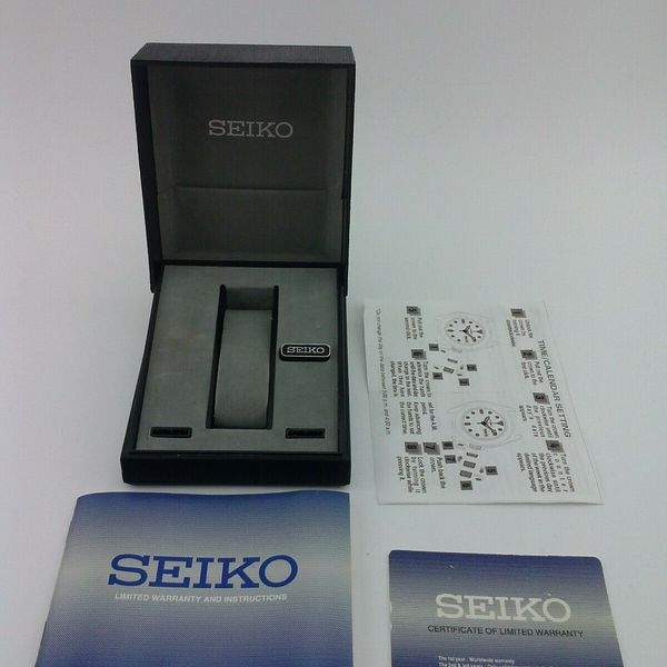 Vintage Seiko Watch Box With Papers - Box And Papers Only | WatchCharts