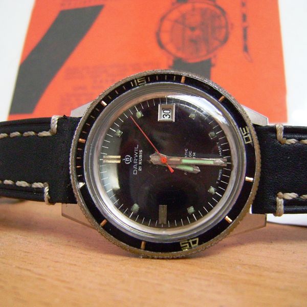 FS: Darwil Diver vintage swiss made wristwatch - rare! | WatchCharts