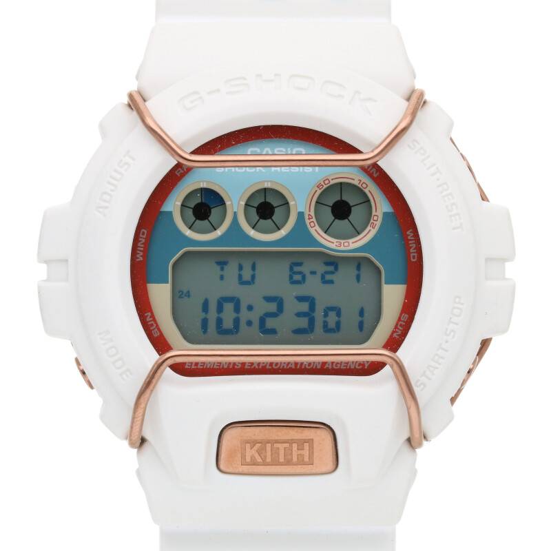 Casio / CASIO x Kiss / KITH [G-SHOCK DW-6900 KITH] Digital Watch (White ...
