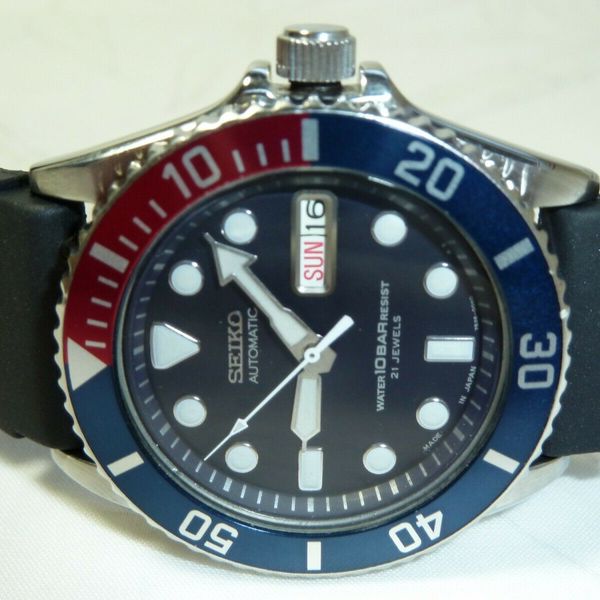 MEN'S VINTAGE SEIKO SUBMARINER AUTOMATIC DIVER'S WATCH MODEL 7S26-0040J ...