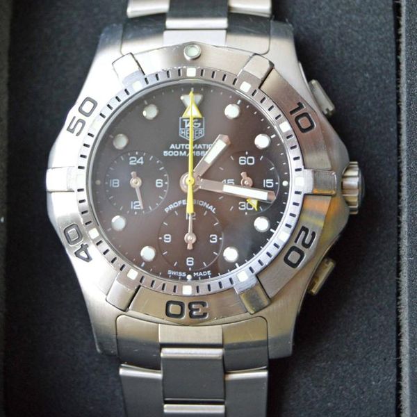 FS Tag Heuer Aquagraph CN211A Chronograph Auto Divers Kit Calibre 60 ...