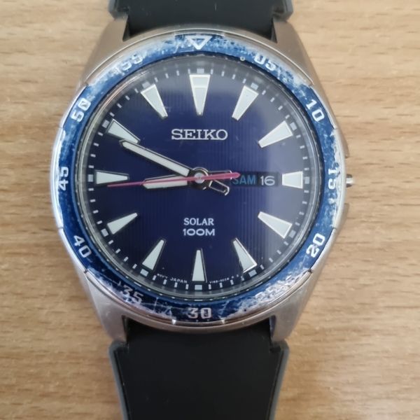 Seiko Solar Watch Spares Or Repair | WatchCharts Marketplace