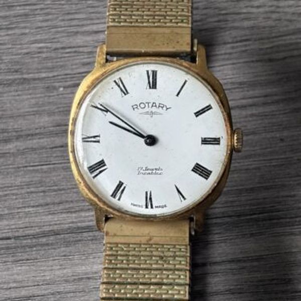 Vintage Rotary 17 jewels incabloc working | WatchCharts Marketplace