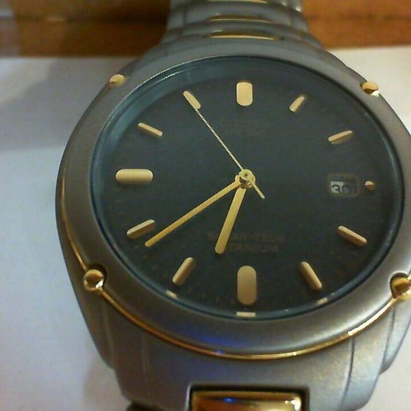 Citizen - WR-100 Eco Drive - Solar Tech Titanium Watch (lot 2900 ...