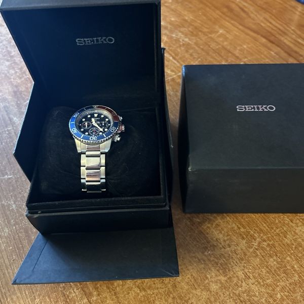 High End SEIKO Analogue Solar Chronograph 1/5 Divers Watch ...
