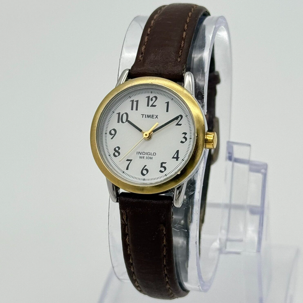 2002 Women's TIMEX Classic Easy Reader Two-Tone Watch, Indiglo, Date ...
