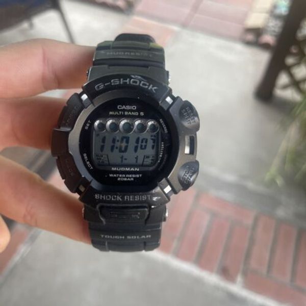 Casio G-Shock Barometric Thermometer Men's Watch GDF-100-1B Mudman ...