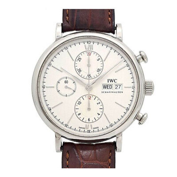 IWC IW391007 Portofino Chronograph Day Date Automatic Stainless steel ...