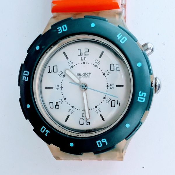Vintage Swatch Scuba Midnight Bath 200 SDK911B Circa 1997 | WatchCharts ...