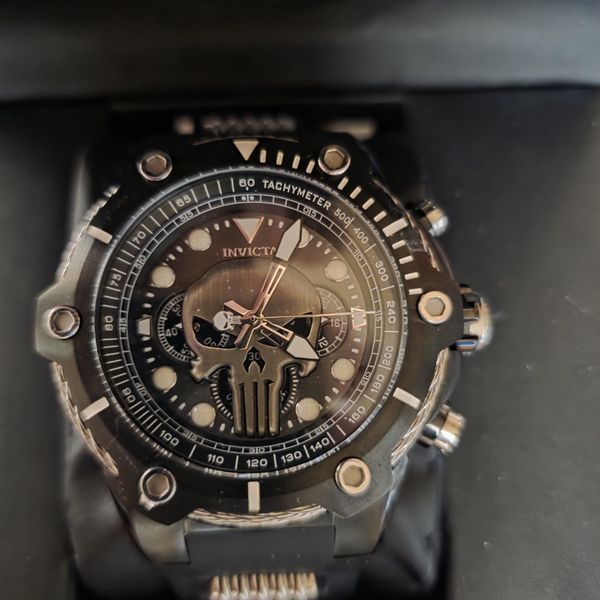 Invicta Punisher Watch Limited Edition Marvel Watch! New! | WatchCharts ...