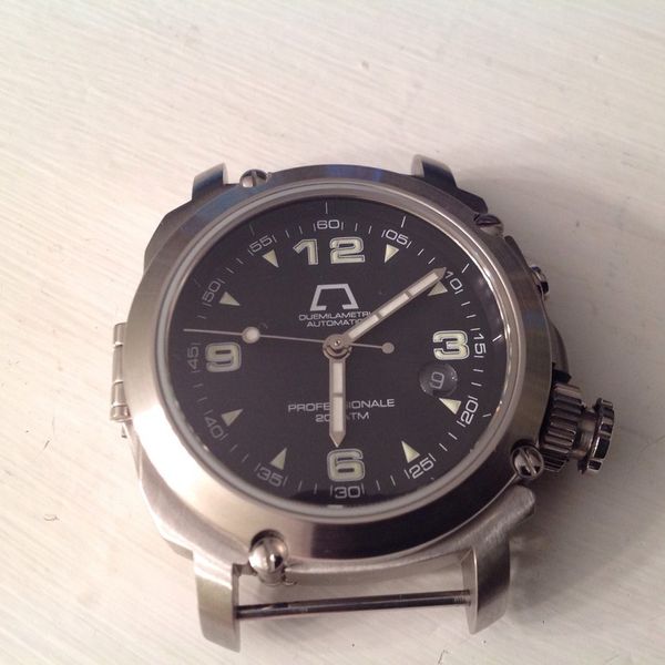 Anonimo Professionale 6000 box and paperwork on OEM rubber strap ...
