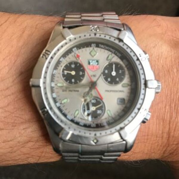 Vintage TAG Heuer CE1111 Quartz 2000 Series Chronograph ETA-Cal.251.262 GREY | WatchCharts ...