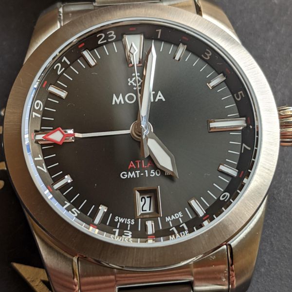 [WTS] Monta Atlas GMT Black Dial | WatchCharts Marketplace