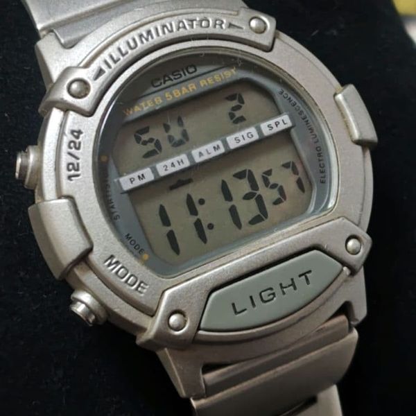 Casio Digital Watch Illuminator Vintage 1990s Rare Working Condition ...